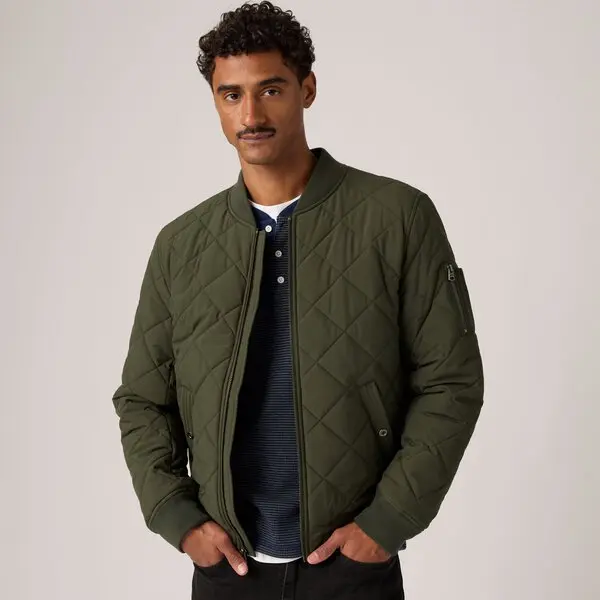 LEVI'S Quilted Bomber Jacket