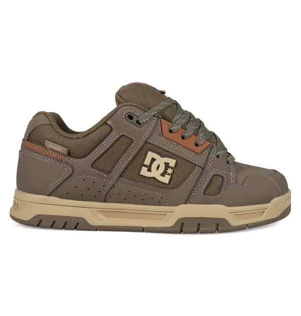 DC SHOES Stag Sneakers - Olive/tan