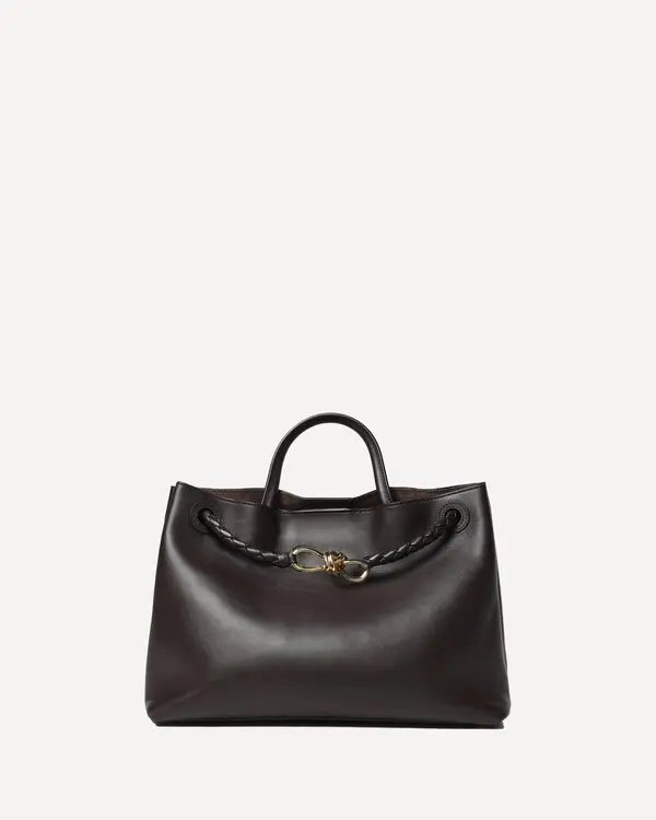 Bottega Veneta Andiamo Shoulder Bag - Brown