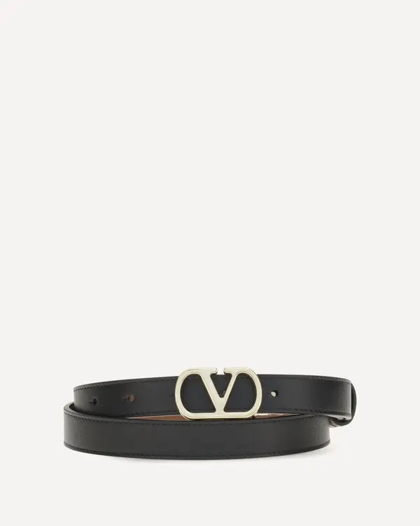 Valentino Garavani Reversible Vlogo Signature Belt - Black