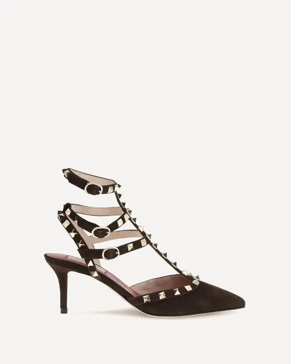 Valentino Garavani Rockstud Suede Pumps