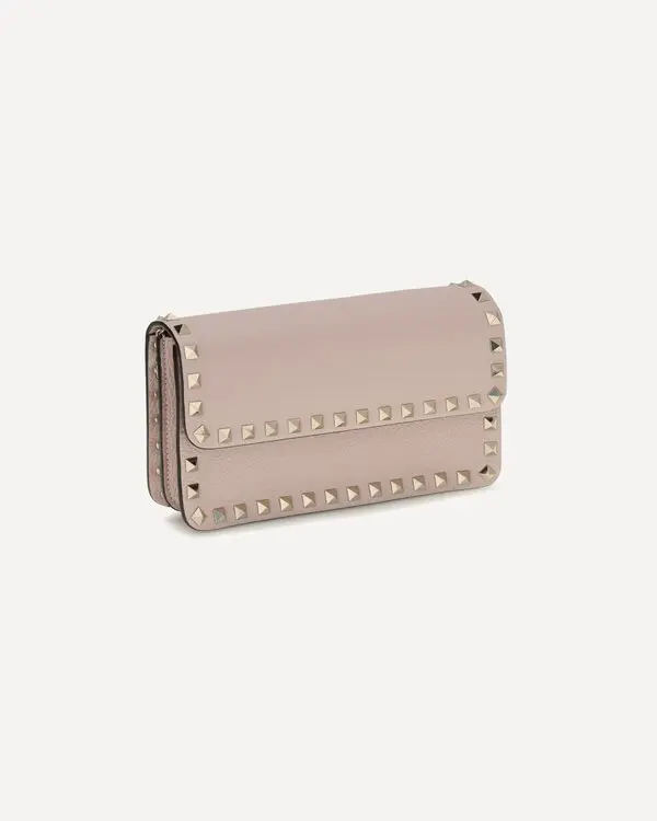 Valentino Garavani Rockstud Chain Wallet - Pink