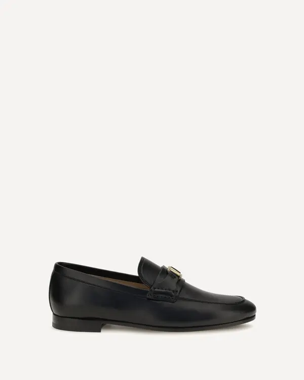Valentino Garavani Vlogo Signature Nappa Loafers - Black