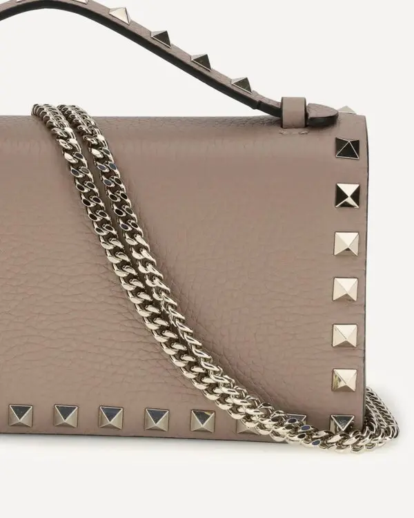 Valentino Garavani Rockstud Chain Wallet