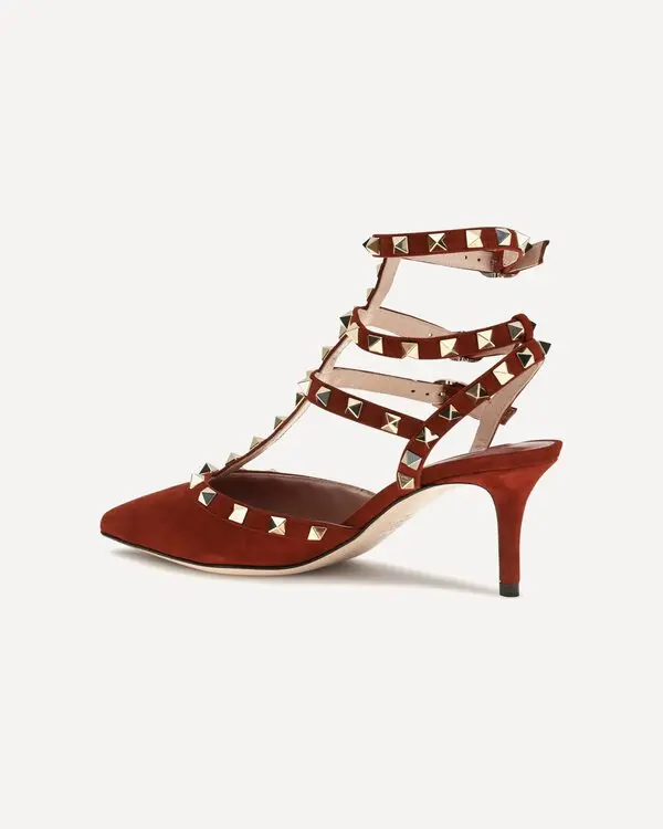 Valentino Garavani Rockstud Suede Pumps