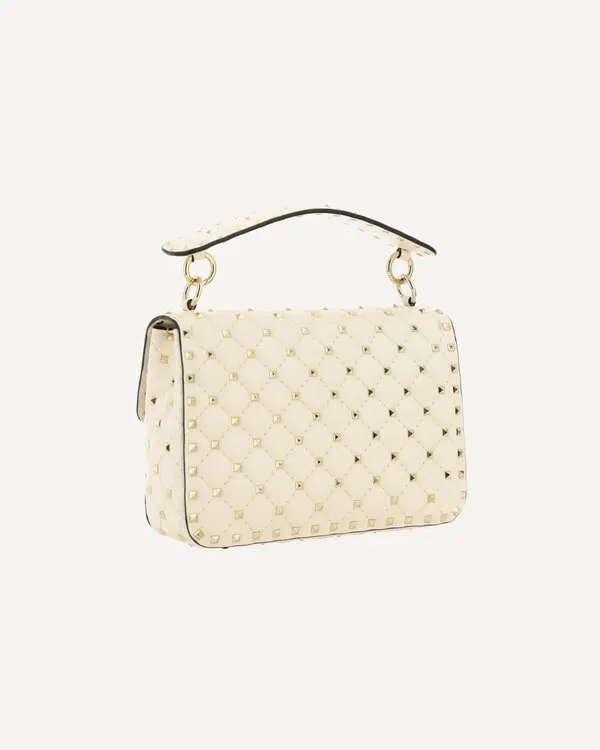 Valentino Garavani Rockstud Spike Handbag - Cream
