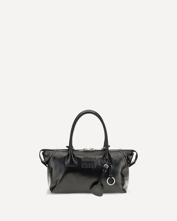 Miu Miu Glossy Leather Handbag