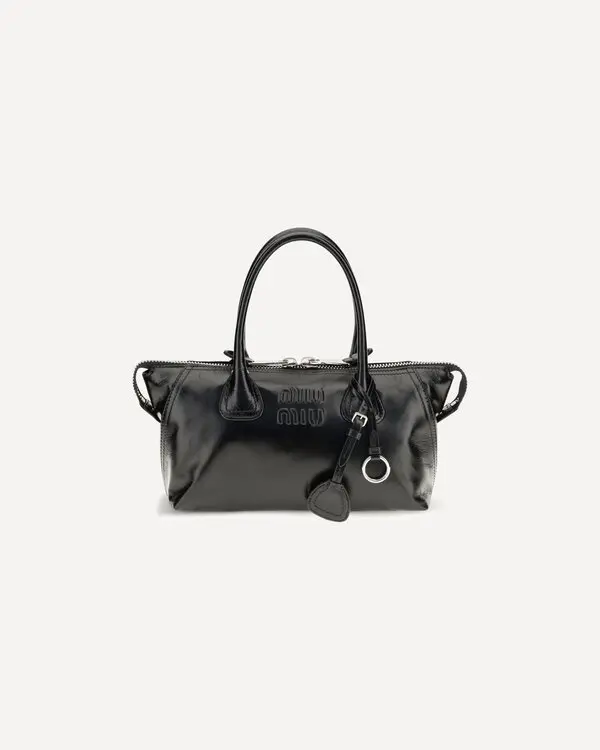 Miu Miu Glossy Leather Handbag