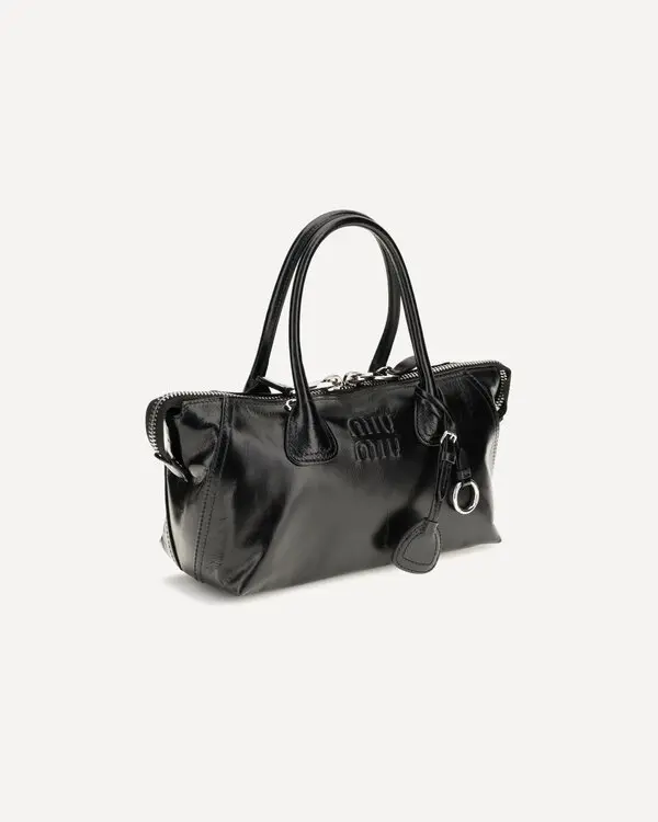 Miu Miu Glossy Leather Handbag