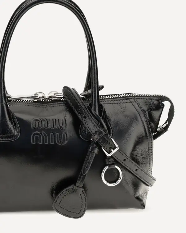 Miu Miu Glossy Leather Handbag
