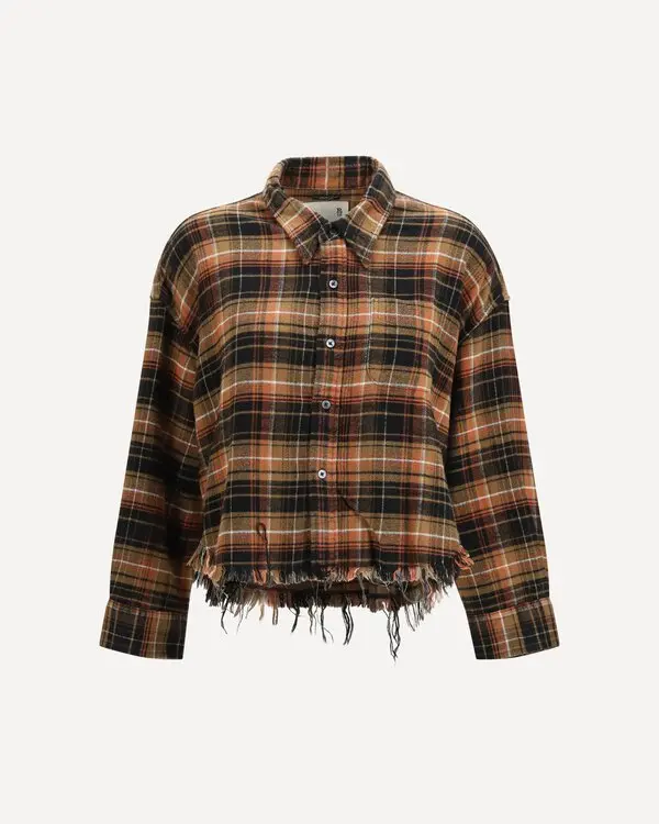 R13 Plaid Shirt Feale
