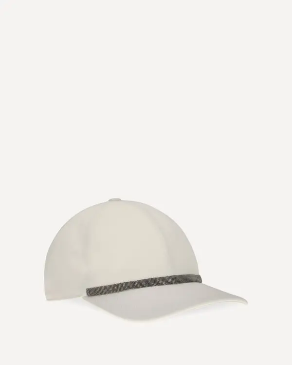 Brunello Cucinelli Baseball Cap With Monili Embellishment