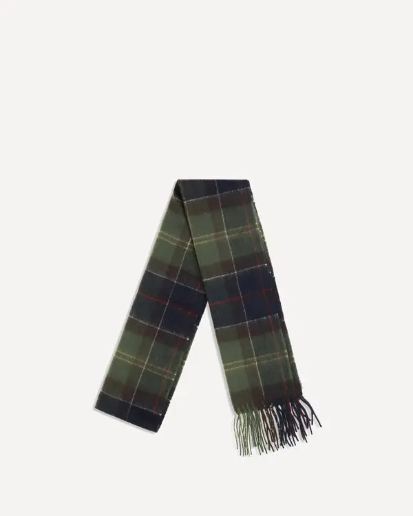Barbour Tartan Scarf - Green