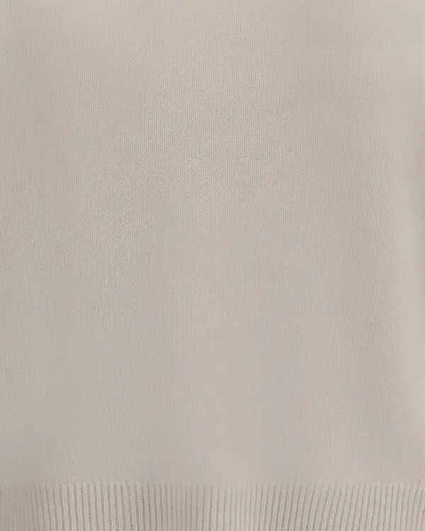 Brunello Cucinelli Cashmere Crewneck Sweater - White