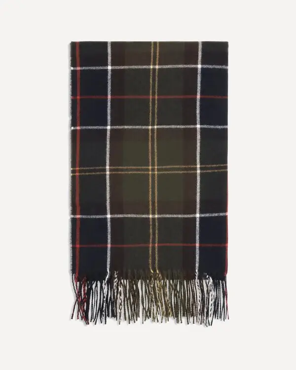 Barbour Stanway Tartan Wrap Scarf