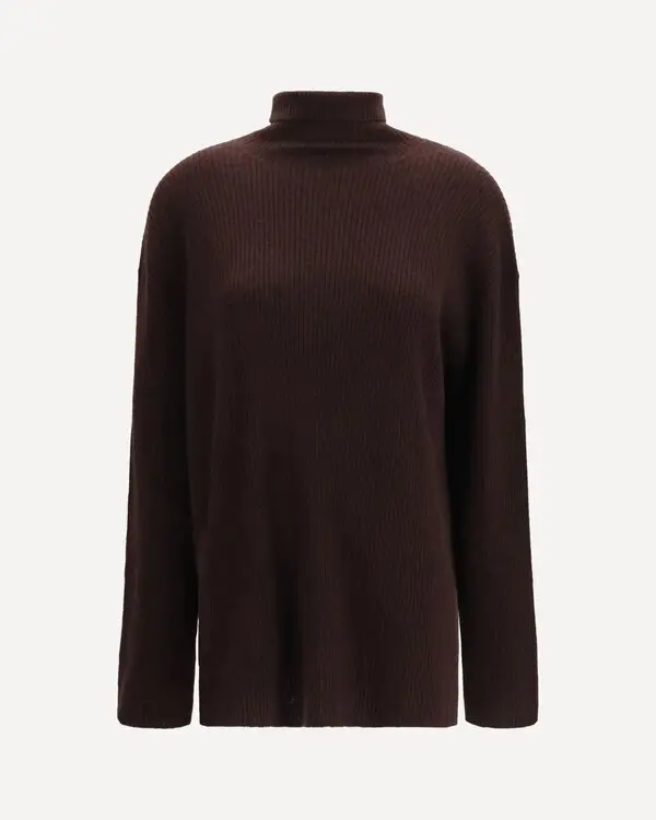 Loro Piana Ribbed Turtleneck Sweater