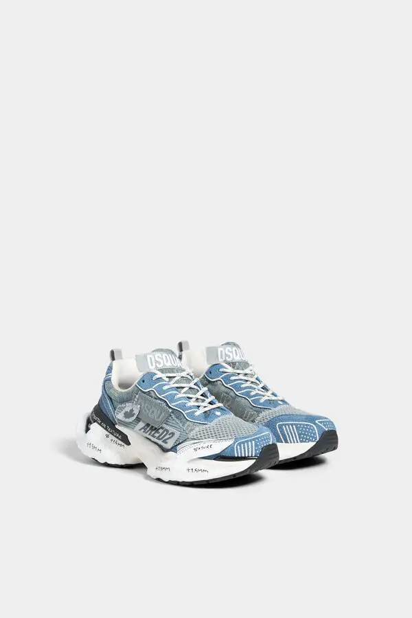 Dsquared2 Denim Monogram Sneakers