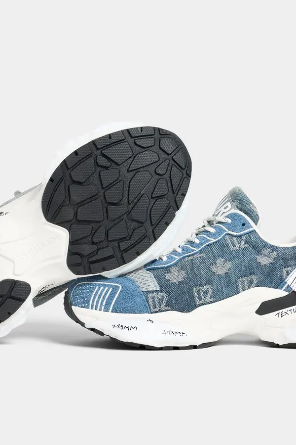 Dsquared2 Denim Monogram Sneakers