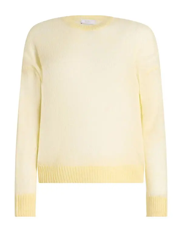 Peserico Pescorico Pastel Alpaca Wool Blend Sweater - Yellow