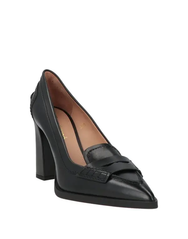 Santoni Loafers Size Leather