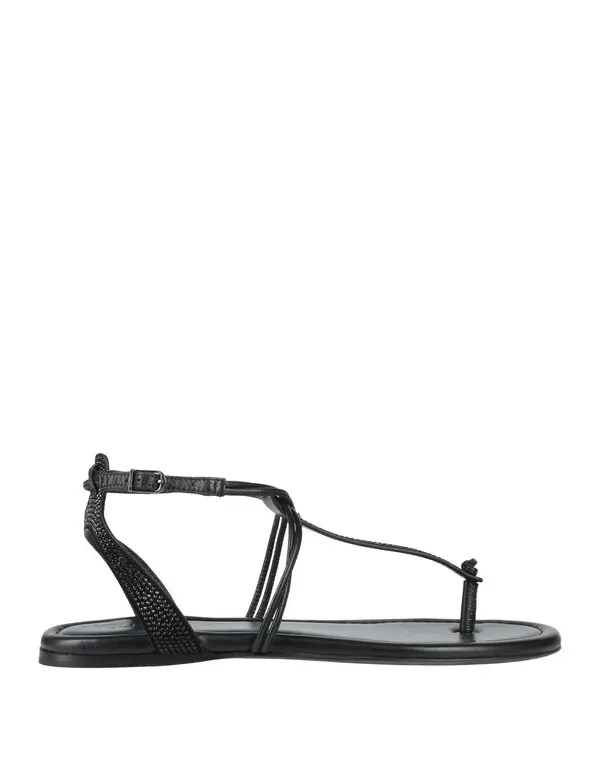 Zadig&Voltaire Thong Sandals In Goat Skin