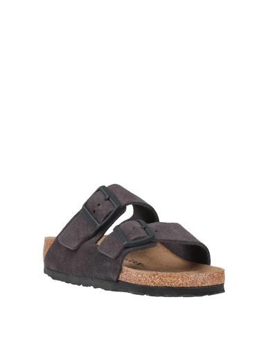 BIRKENSTOCK Suede Sandals With Buckle Fastening - Grey