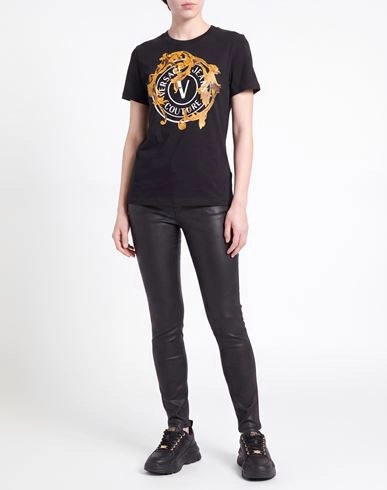 Versace Cotton And Elastane T-shirt - Black