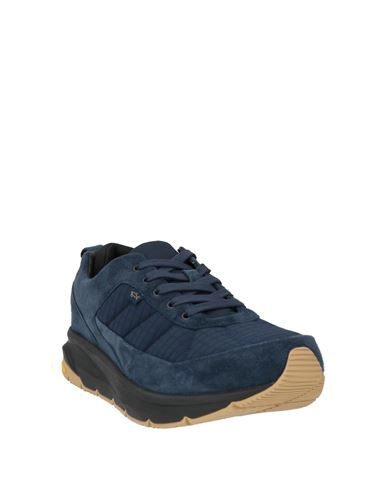 Paul & Shark Low-top Sneakers In Goat Skin And Polyester