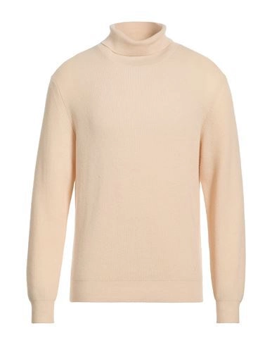 MANUEL RITZ Turtleneck Apricot Size Wool, Cashmere - Orange
