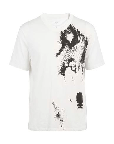 Armani Exchange T-shirt Size Organic Cotton - White