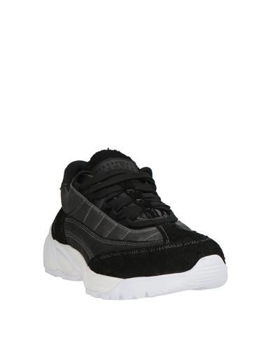 MAISON MARGIELA Leather And Textile Fibers Low-top Sneakers