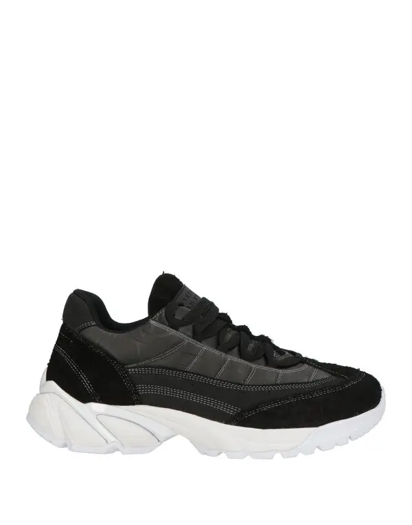MAISON MARGIELA Leather And Textile Fibers Low-top Sneakers