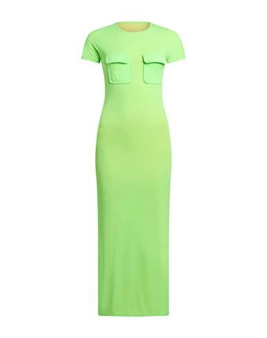 Sunnei Maxi Dress With Short Sleeves And Crewneck