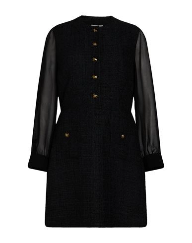 Sandro Mini Dress With Button Embellishments
