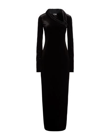 Emporio Armani Maxi Dress Size Polyester, Elastane