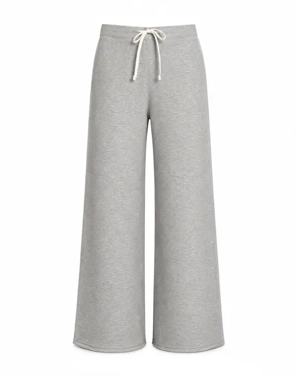 Liviana Conti Cotton French Terry Wide-leg Pants
