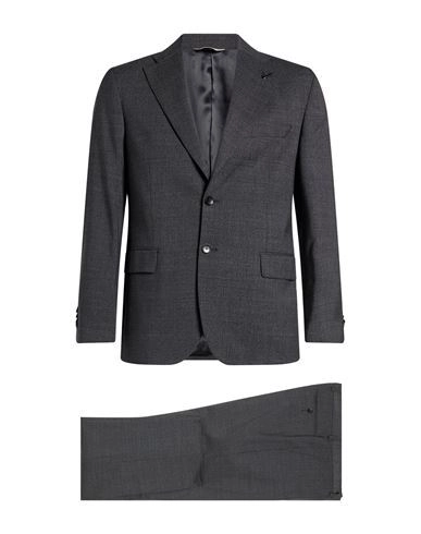 PAOLONI Suit Charcoal Size Virgin Wool