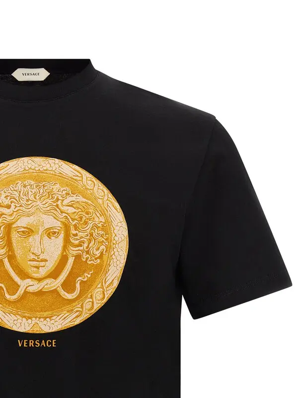 Versace Medusa Coin' Print T-shirt