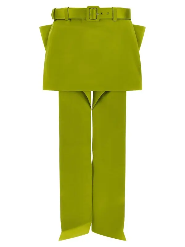 SELF-PORTRAIT Maxi Bow Skirt