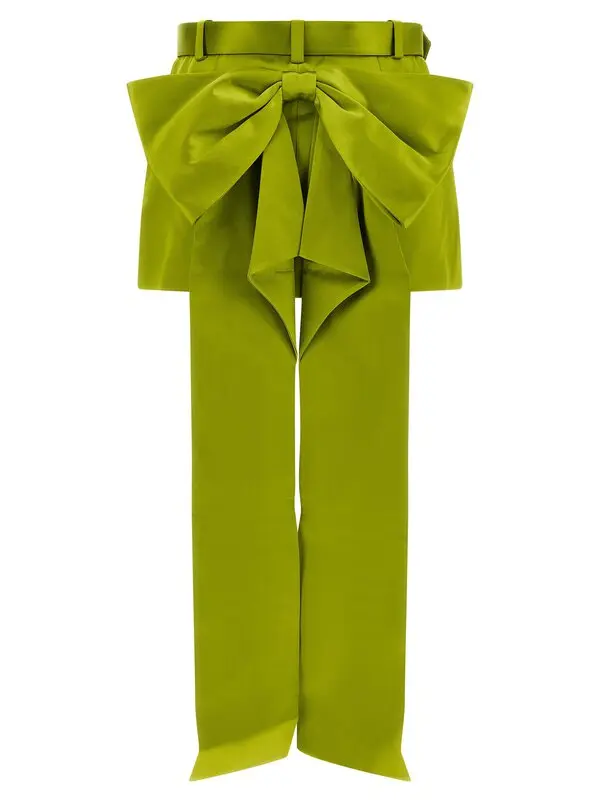 SELF-PORTRAIT Maxi Bow Skirt