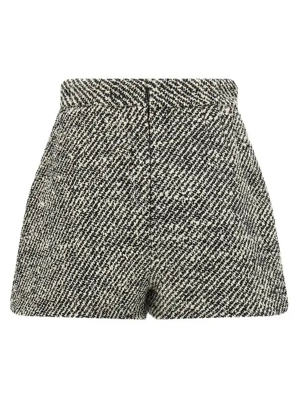 Versace Bouclé Wool Shorts