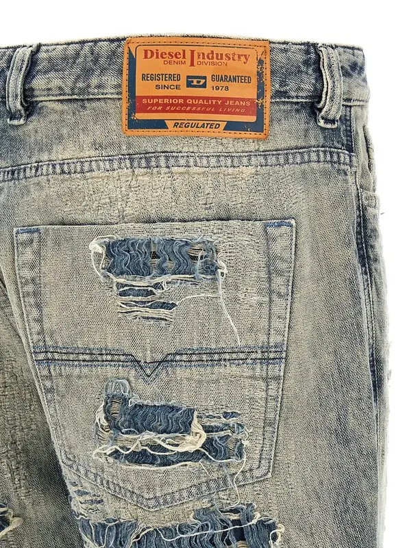 DIESEL® 1980 D-eeper Relaxed Straight Leg Jeans