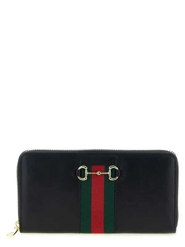 Gucci Horsebit Web' Wallet