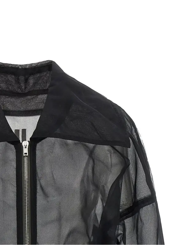 Rick Owens Dracucollar Cropped' Bomber Jacket