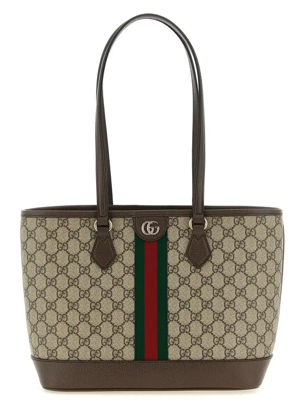 Gucci Medium 'ophidia' Shopping Bag - Brown