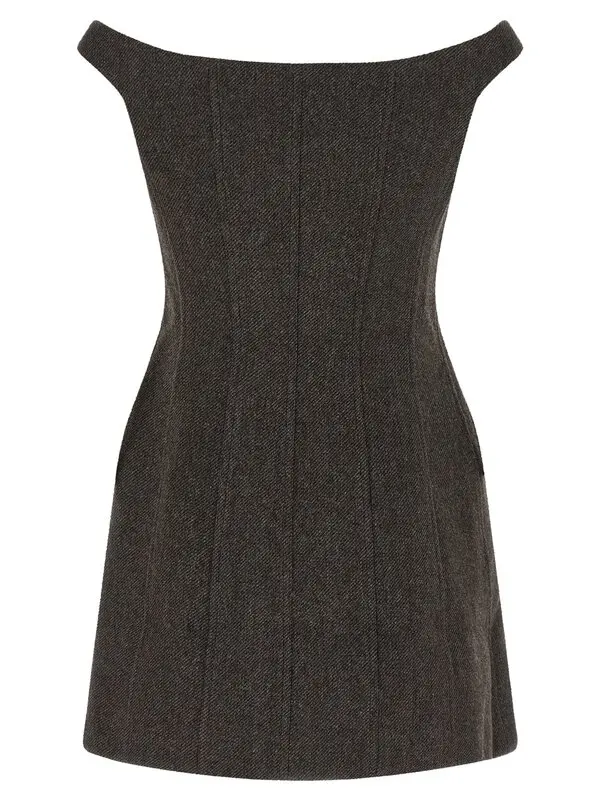 SELF-PORTRAIT Bardot Neckline Dress