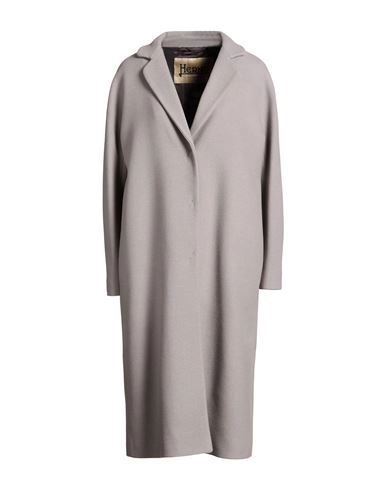 Herno Single-breasted Wool And Polyamide Coat - Grey