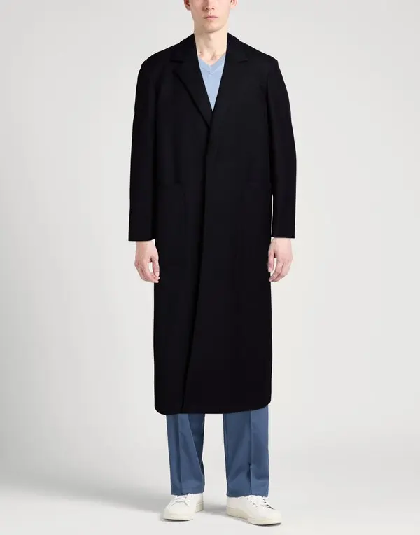 Emporio Armani Single-breasted Twill Coat