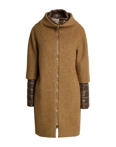 Herno Virgin Wool, Viscose, Polyamide, And Mohair Wool Single-breasted Coat - Camel