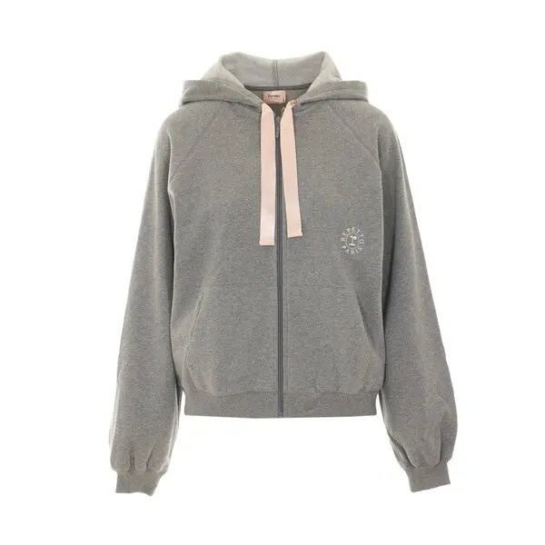 Repetto Logo Zip Up Hoodie